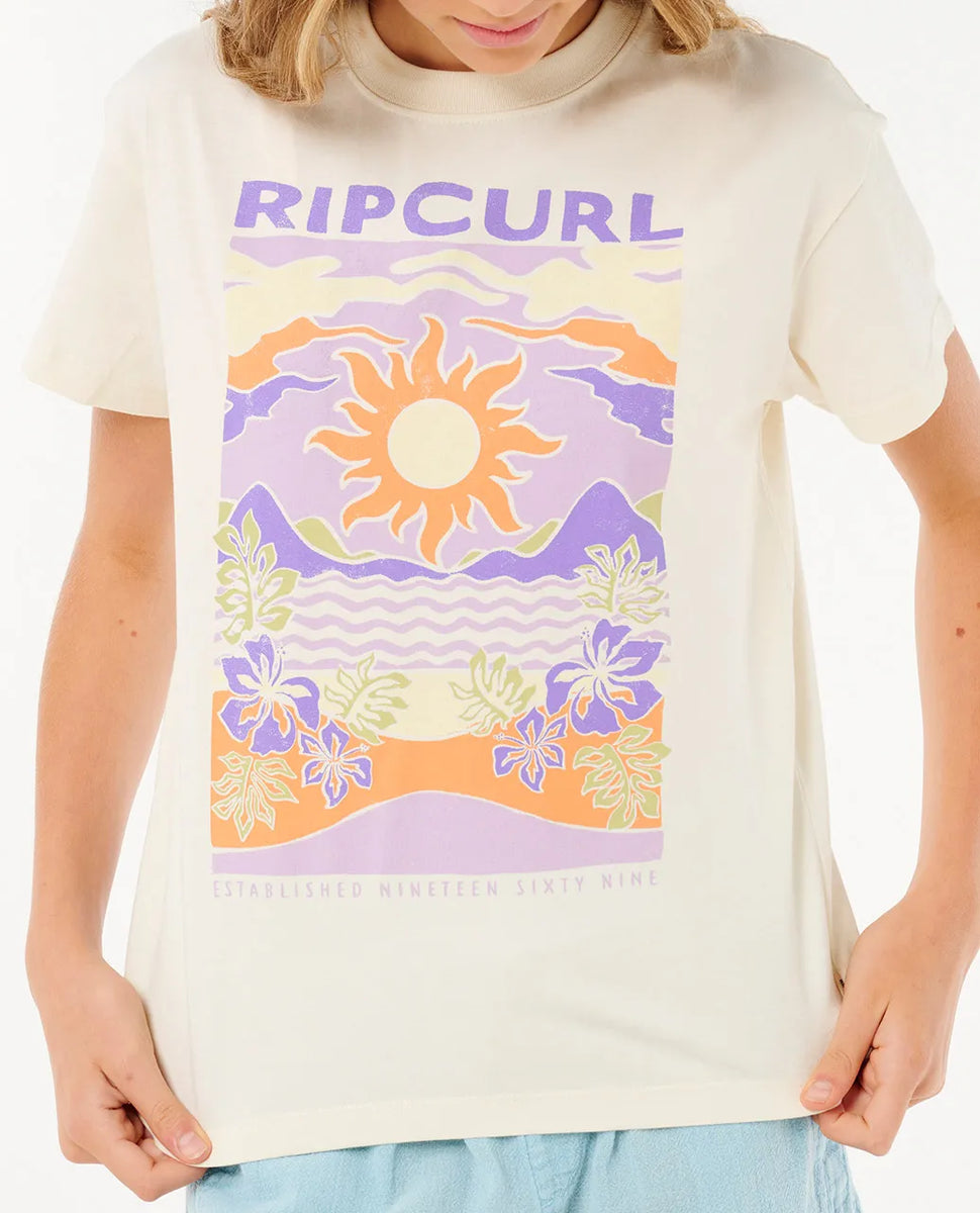 Rip Curl Big Girls Dune Dancer Relaxed Tee – Balboa Surf and Style