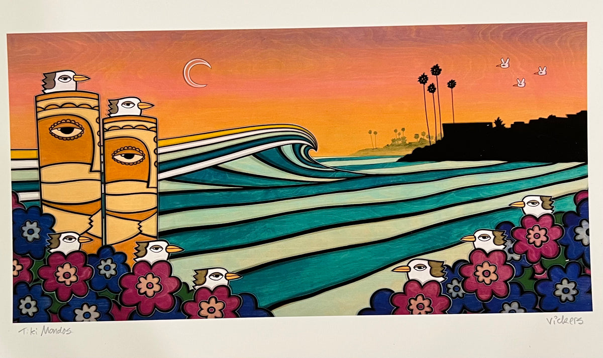 Joe Vickers Art Prints – Balboa Surf and Style